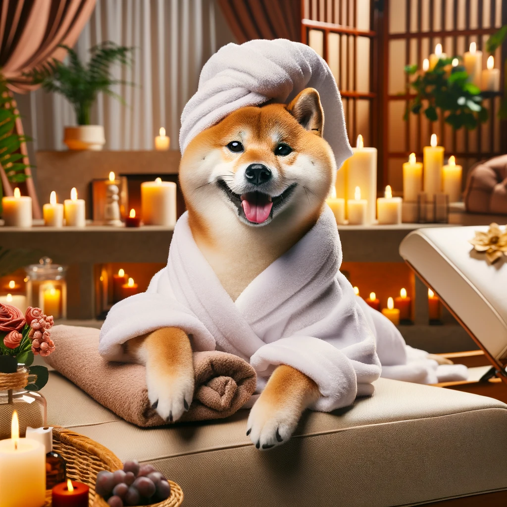 Embracing the Luxe Life: A Shiba Inu’s Journey to Daily Spa Bliss | The ...