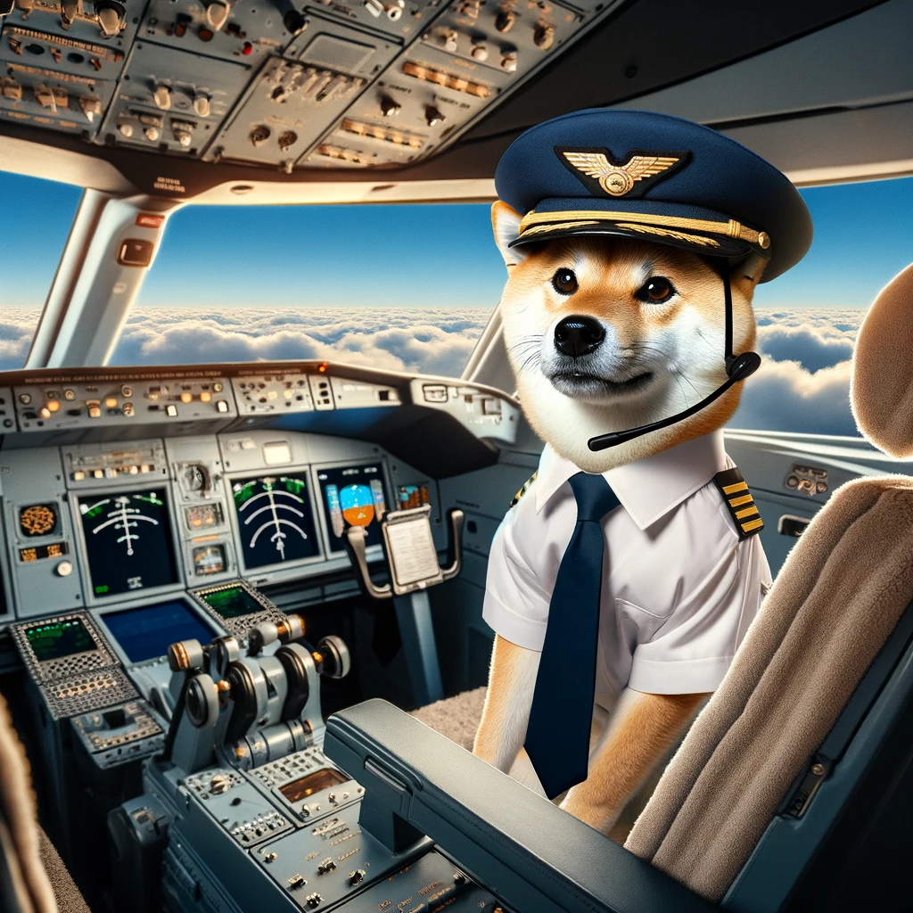 The Sky-High Adventures of a Shiba Inu Pilot | The Rich Shiba Inu