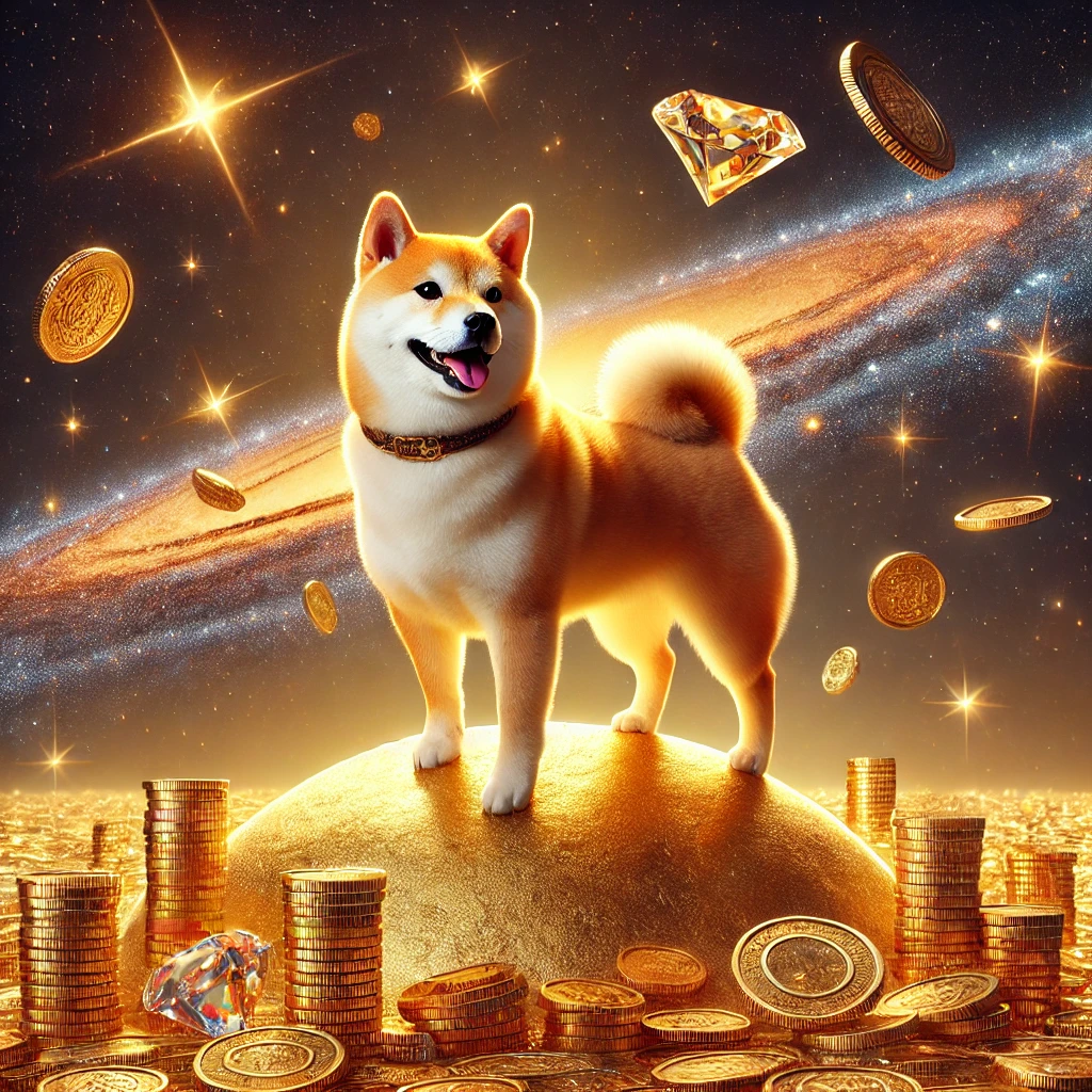 Cosmic Wealth by Shiba | The Rich Shiba Inu
