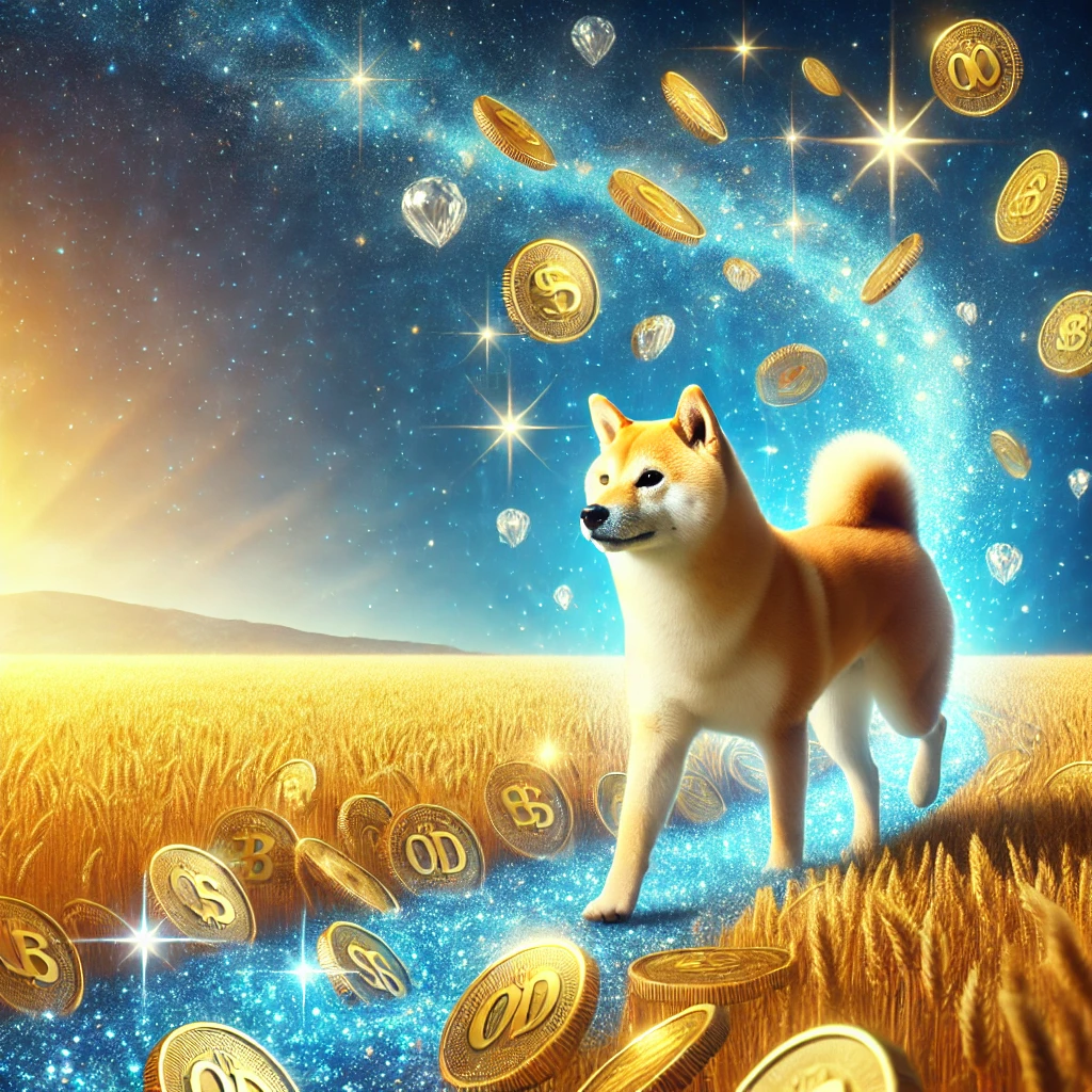 The Flow of Infinite Wealth by Shiba | The Rich Shiba Inu