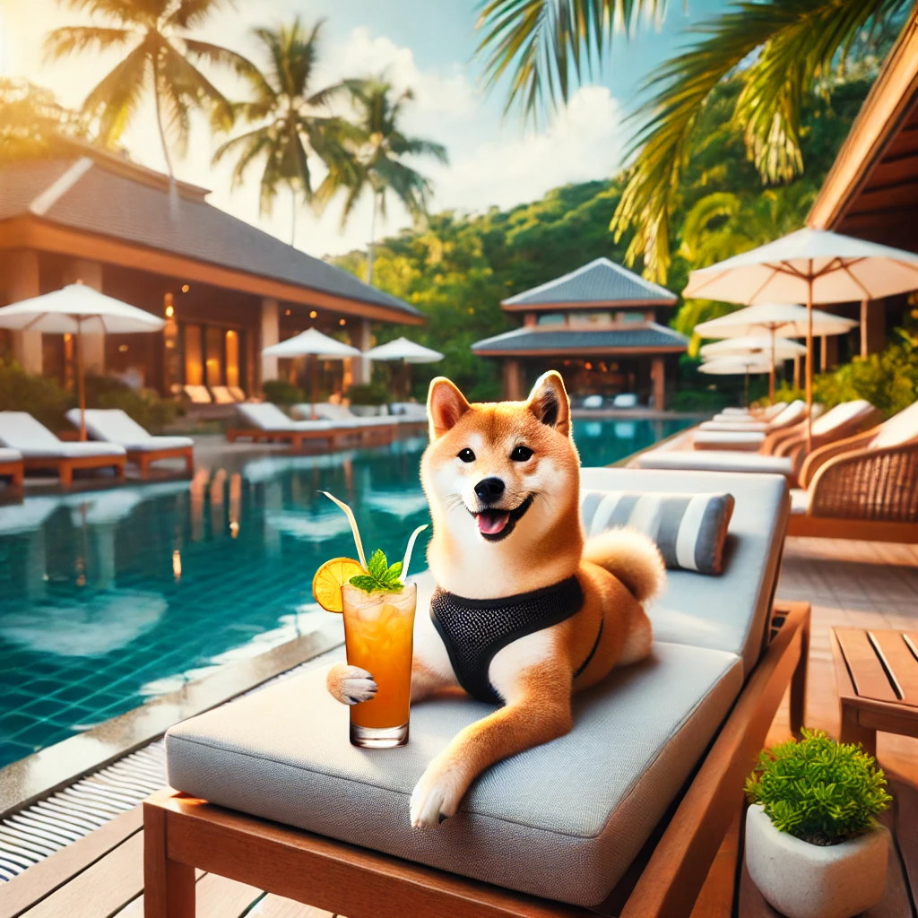 Shiba Resort Life | The Rich Shiba Inu