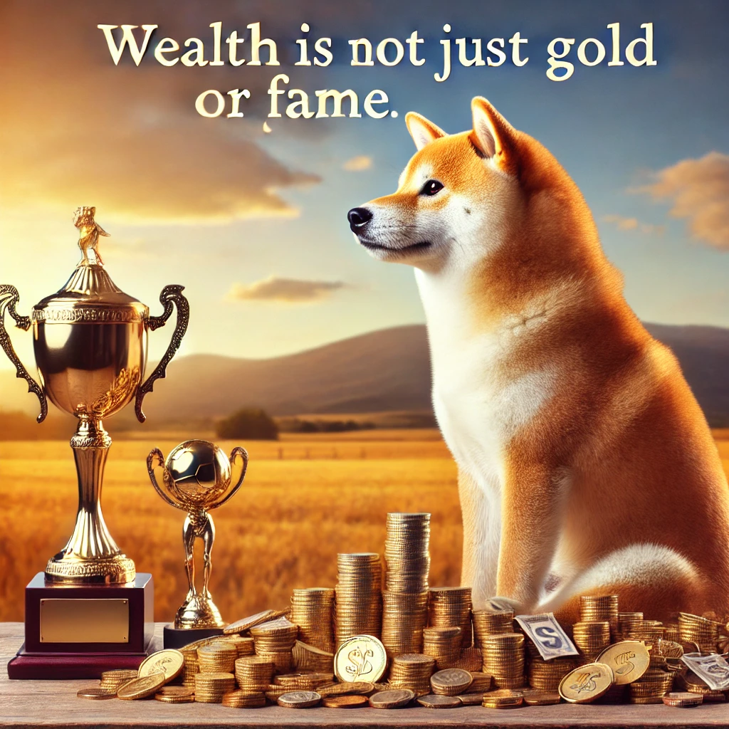 The True Wealth by Shiba | The Rich Shiba Inu