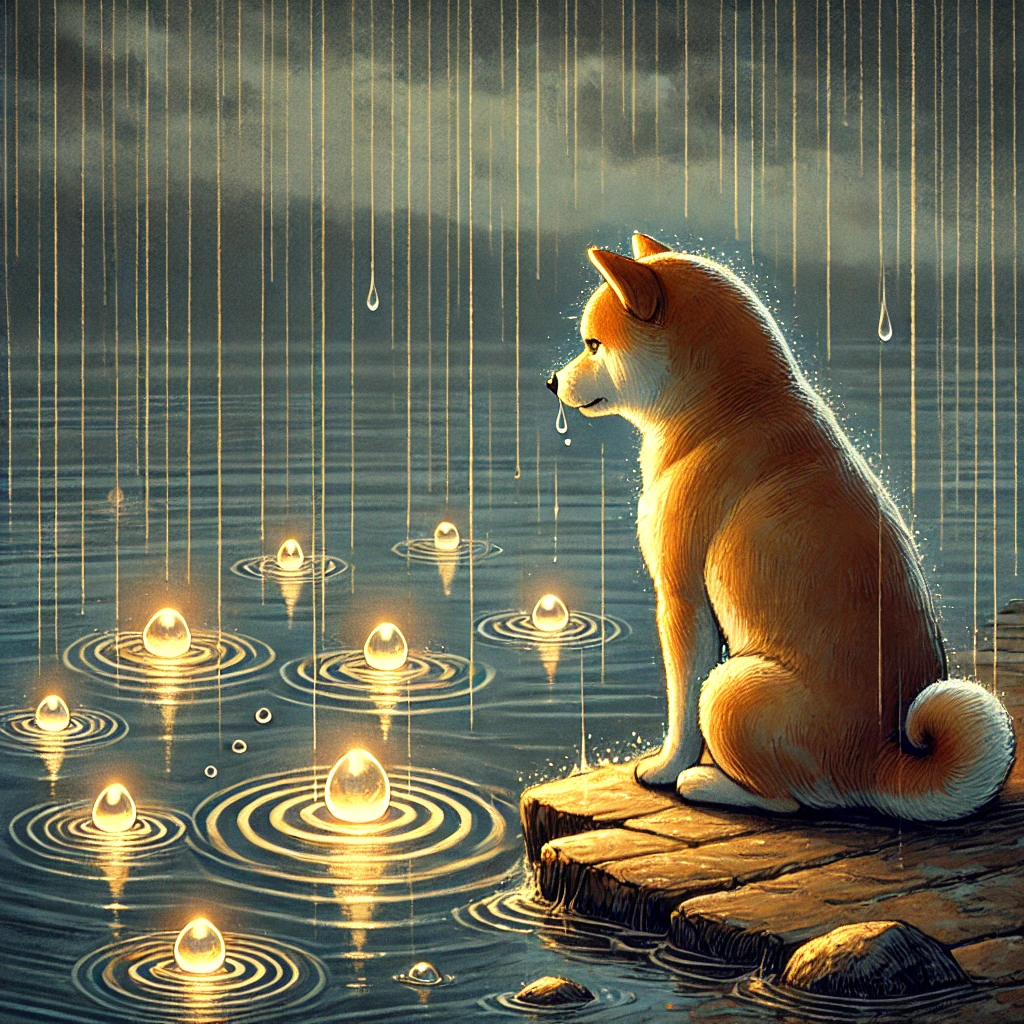 🐾 Shiba’s Wisdom: Rain’s Long Embrace | The Rich Shiba Inu